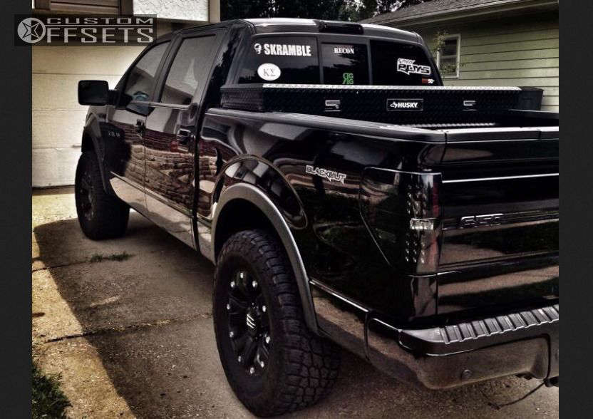 2012 Ford F-150 with 18x9 0 Dropstars 642B and 325/65R18 Nitto Terra ...