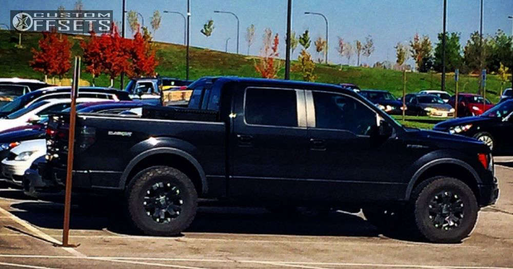 2012 Ford F-150 with 18x9 0 Dropstars 642B and 325/65R18 Nitto Terra ...