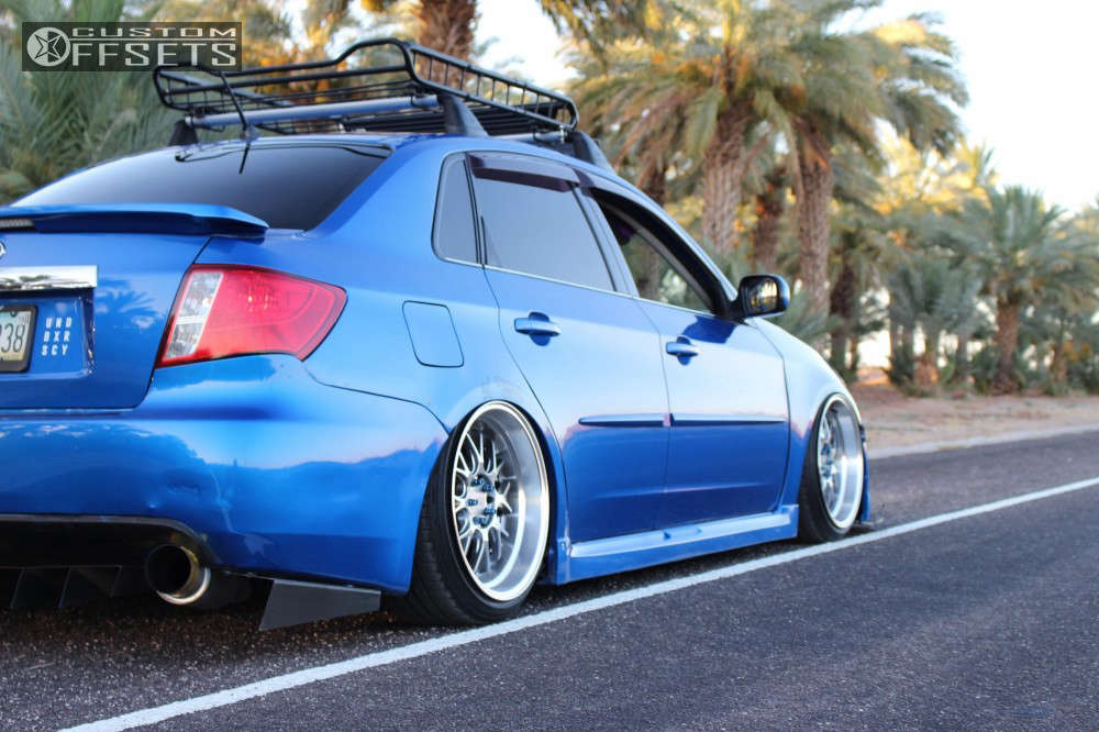 2008 Subaru WRX with 18x10.5 40 F1R F21 and 225/40R18 Arroyo Grand ...