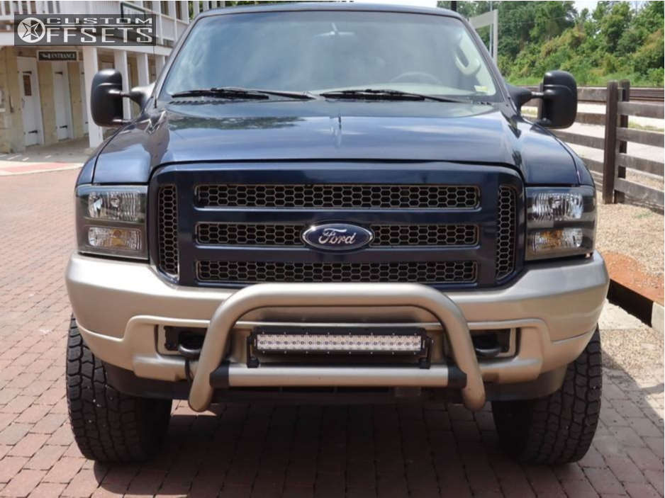 2003 Ford Excursion with 20x10 -24 XD Buck and 295/60R20 Mickey ...