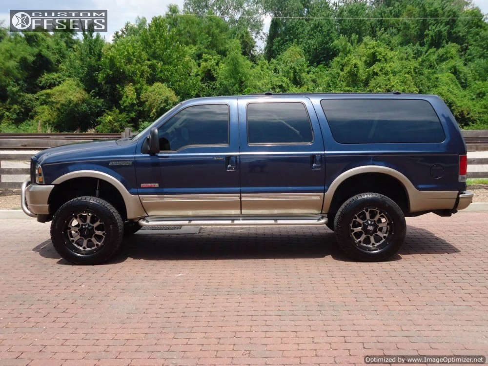 2003 Ford Excursion with 20x10 -24 XD Buck and 295/60R20 Mickey ...