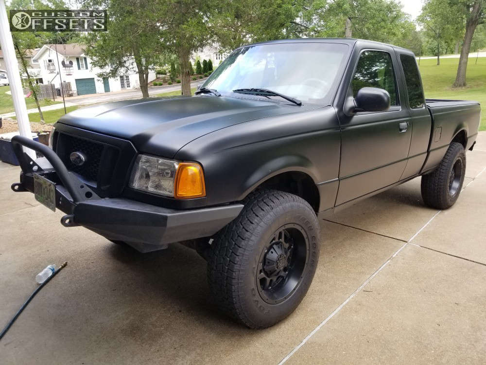 2004 Ford Ranger with 17x9 -12 TIS 538B and 265/70R17 Toyo Tires Open ...
