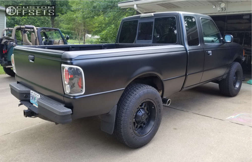 2004 Ford Ranger with 17x9 -12 TIS 538B and 265/70R17 Toyo Tires Open ...