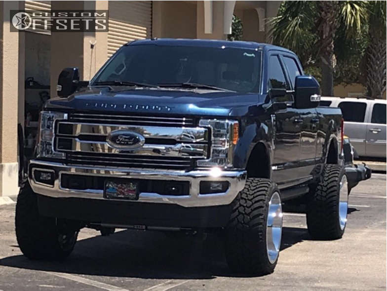 2017 Ford E-250 Super Duty with 24x14 -76 Hostile Exile and 35/13.5R24 ...