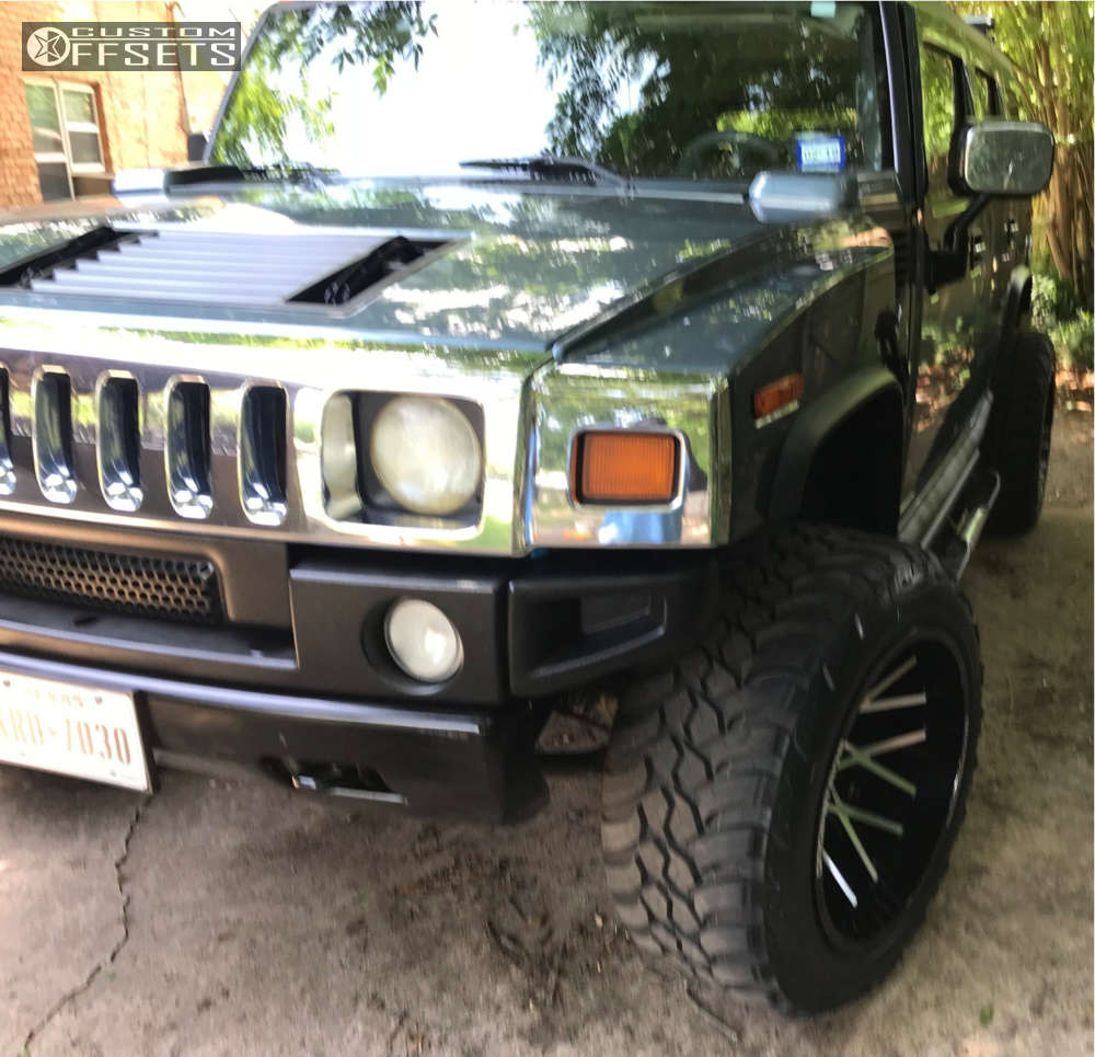 2005 HUMMER H2 with 22x14 -76 Dropstars 654mb and 325/50R22 AMP Mud ...