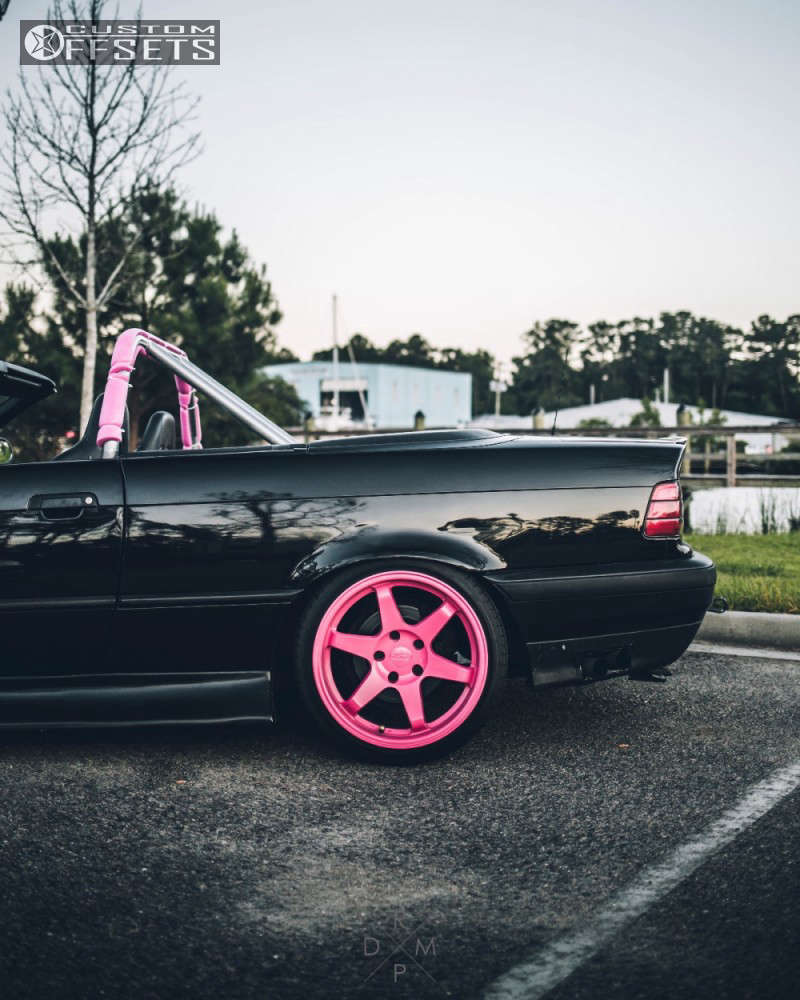 1994 BMW 325Ci with 17x9.5 20 ESR Sr07 and 205/40R17 Lexani Lx-seven ...