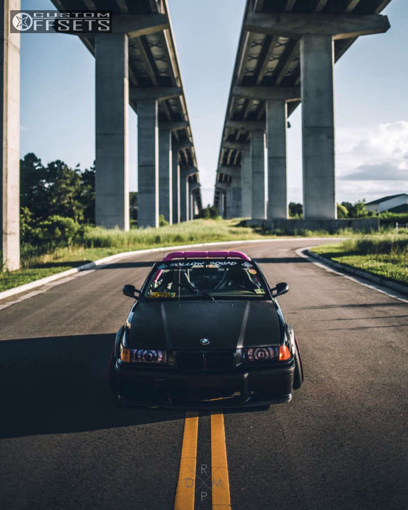 1994 BMW 325Ci with 17x9.5 20 ESR Sr07 and 205/40R17 Lexani Lx-seven ...