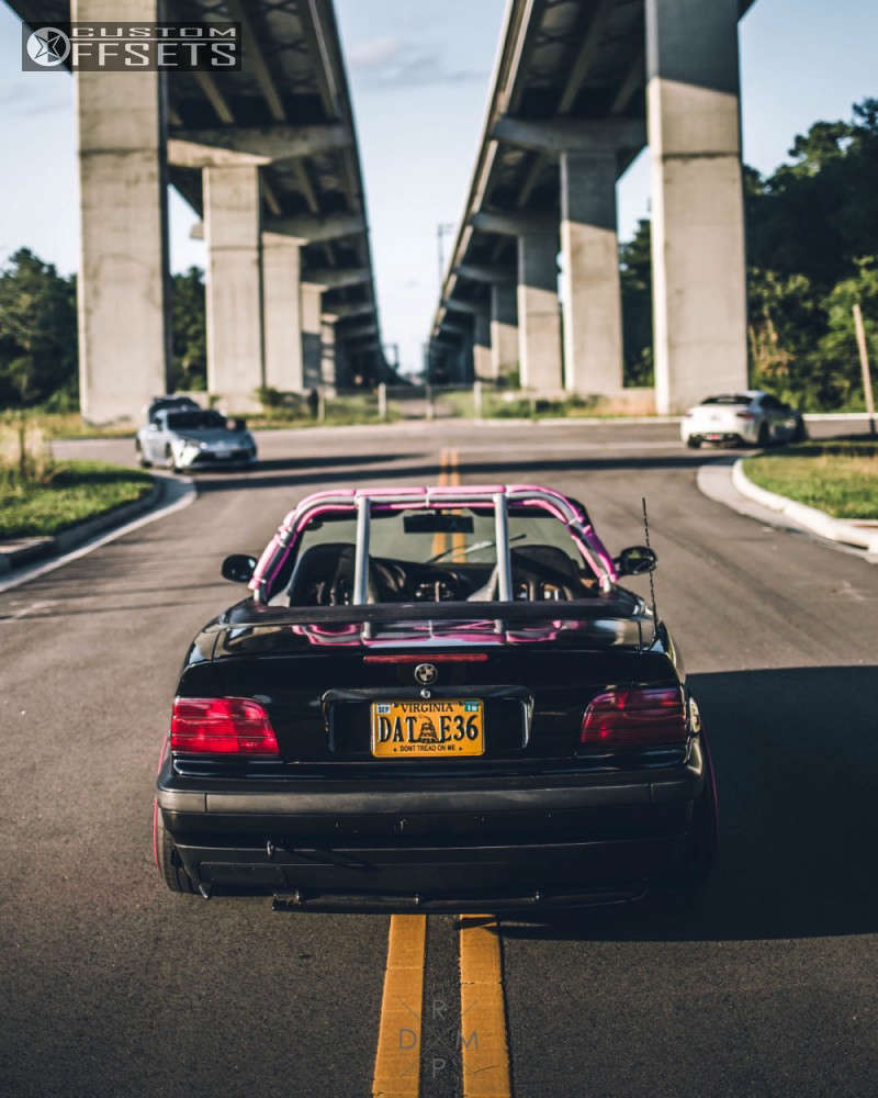 1994 BMW 325Ci with 17x9.5 20 ESR Sr07 and 205/40R17 Lexani Lx-seven ...