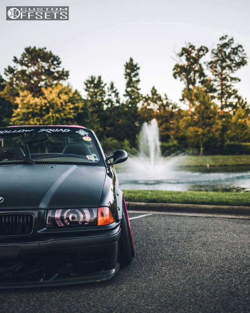 1994 BMW 325Ci with 17x9.5 20 ESR Sr07 and 205/40R17 Lexani Lx-seven ...