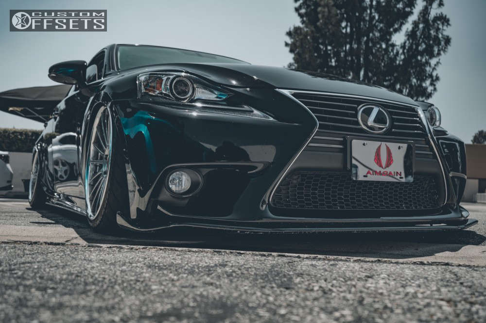 2014 Lexus IS250 with 19x9 23 SSR CV04 and 215/35R19 Federal 595 Evo ...