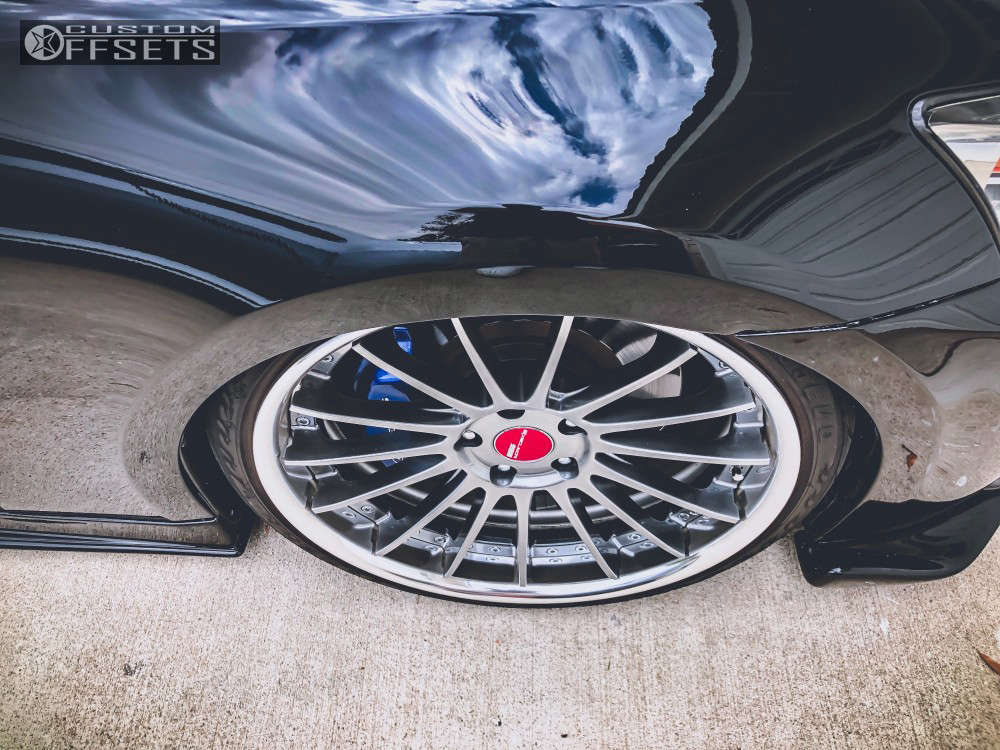 2014 Lexus IS250 with 19x9 23 SSR CV04 and 215/35R19 Federal 595 Evo ...