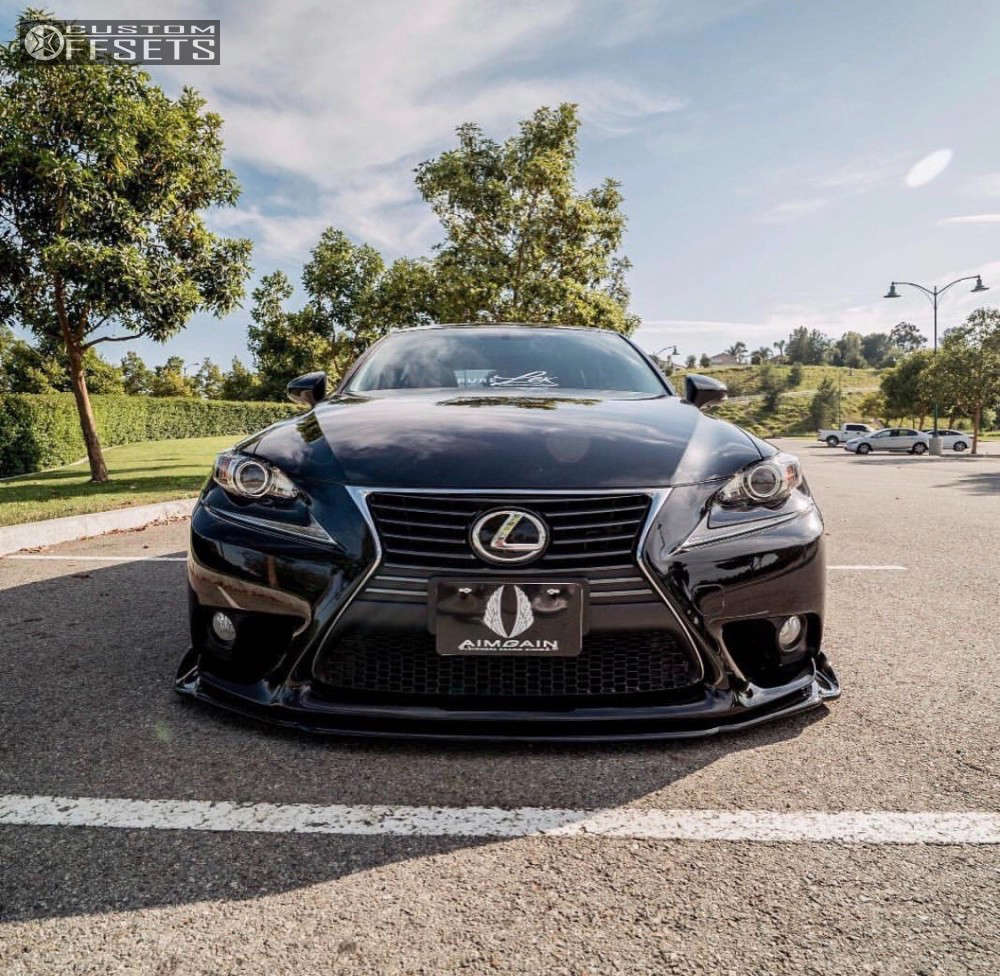 2014 Lexus IS250 with 19x9 23 SSR CV04 and 215/35R19 Federal 595 Evo ...