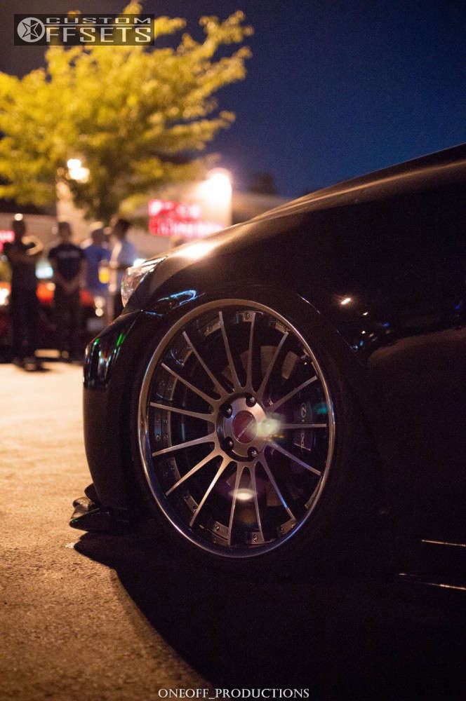 2014 Lexus IS250 with 19x9 23 SSR CV04 and 215/35R19 Federal 595 Evo ...