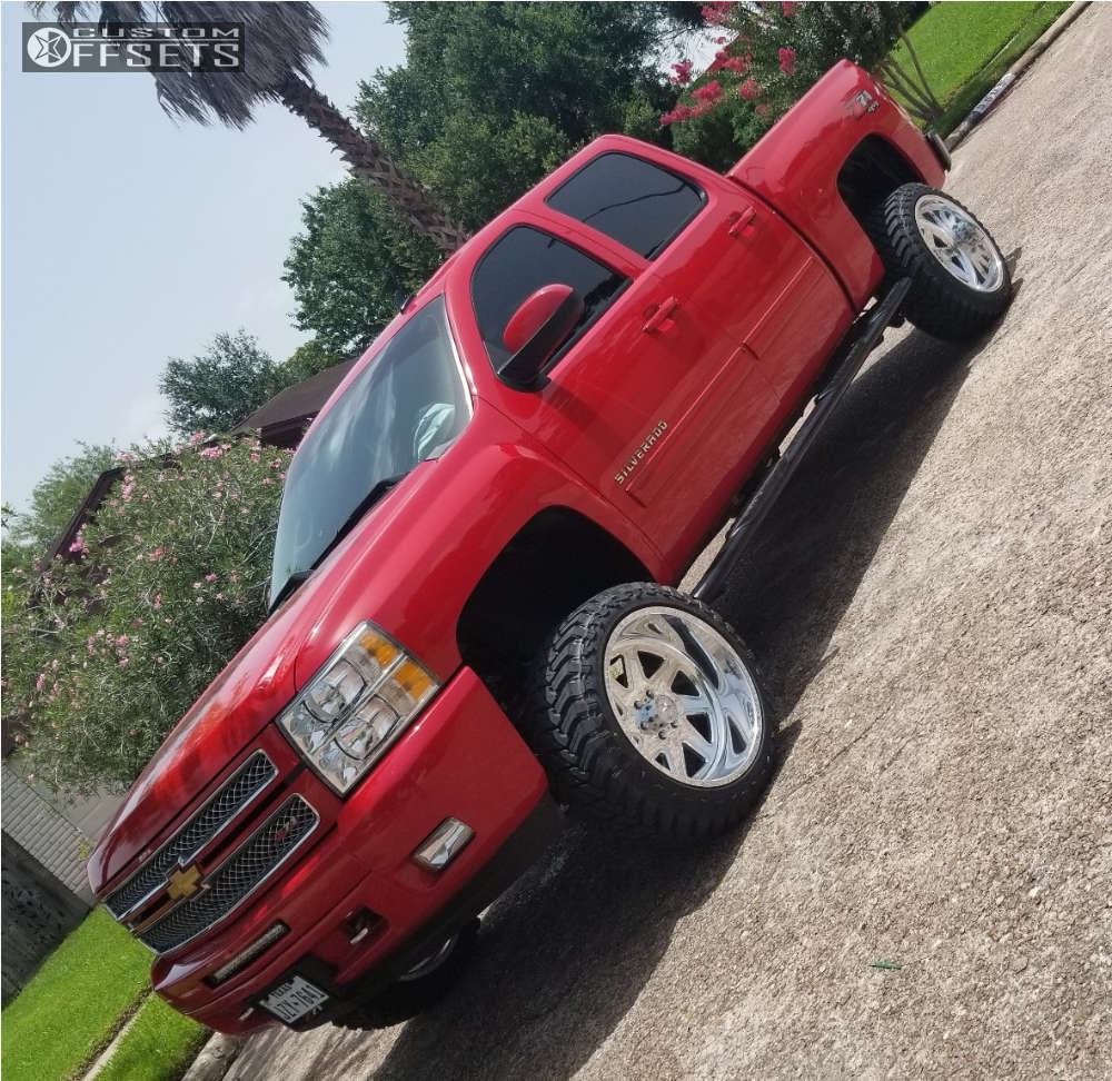 2013 Chevrolet Silverado 1500 with 22x12 -44 American Force Sight Ss ...