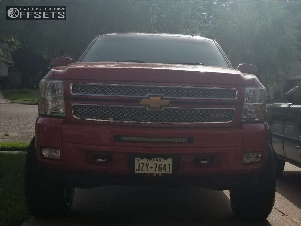 2013 Chevrolet Silverado 1500 with 22x12 -44 American Force Sight Ss ...
