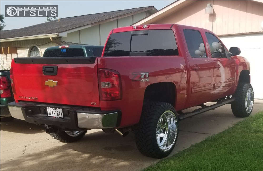 2013 Chevrolet Silverado 1500 with 22x12 -44 American Force Sight Ss ...