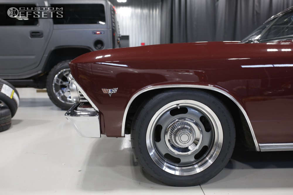 1966 Chevrolet Chevelle with 17x8 0 Vision Rally and 245/45R17 Nitto ...