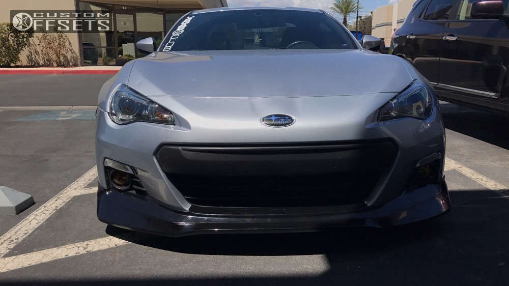 2016 Subaru BRZ with 18x9.5 37 Work Meister S1 3p and 225/40R18 Sentury ...