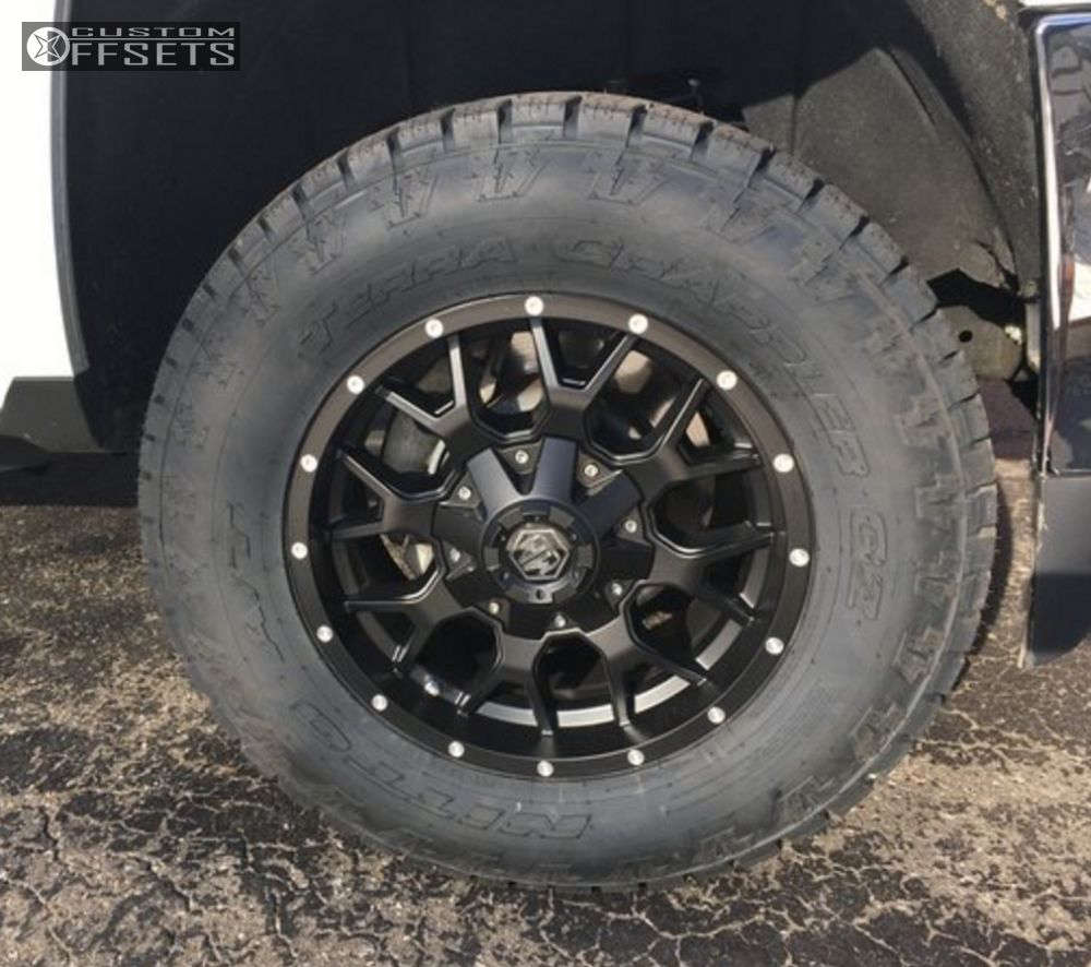 2015 Chevrolet Silverado 2500 HD with 18x9 -12 Mayhem Warrior and 285 ...