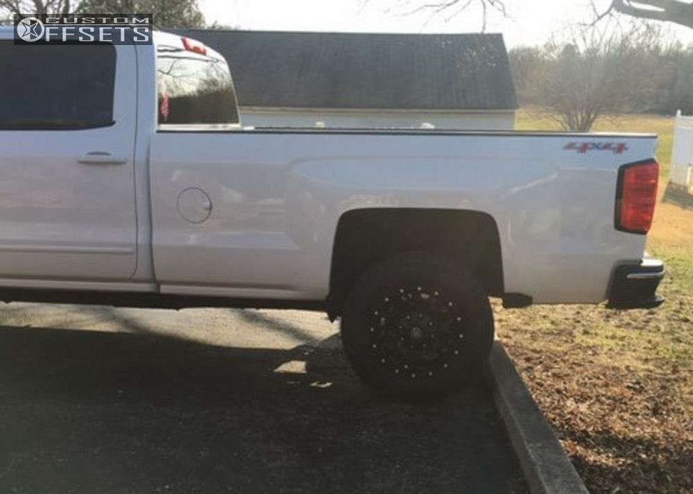 2015 Chevrolet Silverado 2500 HD with 18x9 -12 Mayhem Warrior and 285 ...