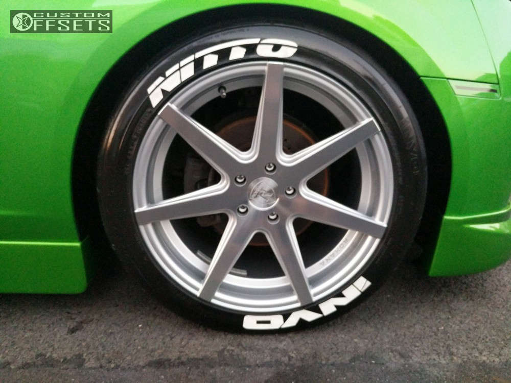 2011 Chevrolet Camaro with 20x9 35 Rohana Rc7 and 245/45R20 Nitto Invo ...