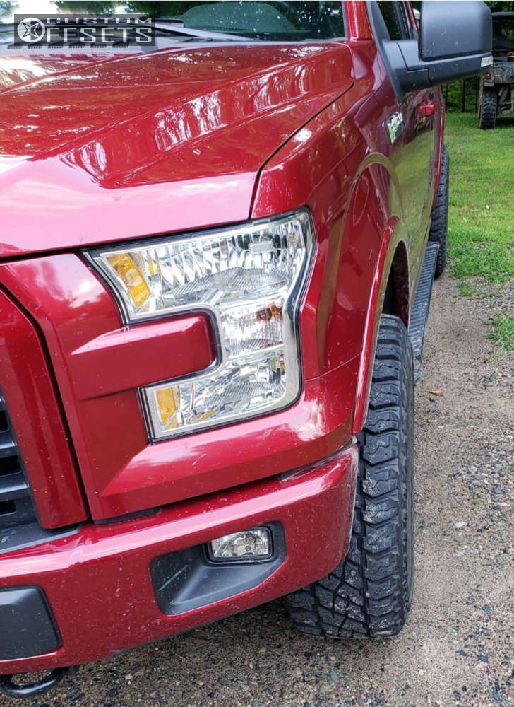 2015 Ford F-150 with 18x9 0 Pro Comp Series 61 and 295/70R18 Cooper ...