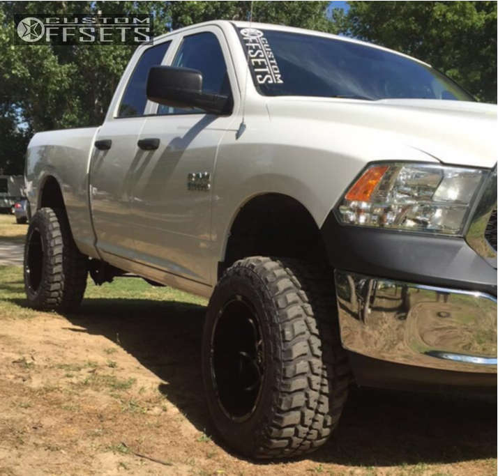 2013 Dodge Ram 1500 with 20x12 -51 Vision Prowler and 35/12.5R20 ...