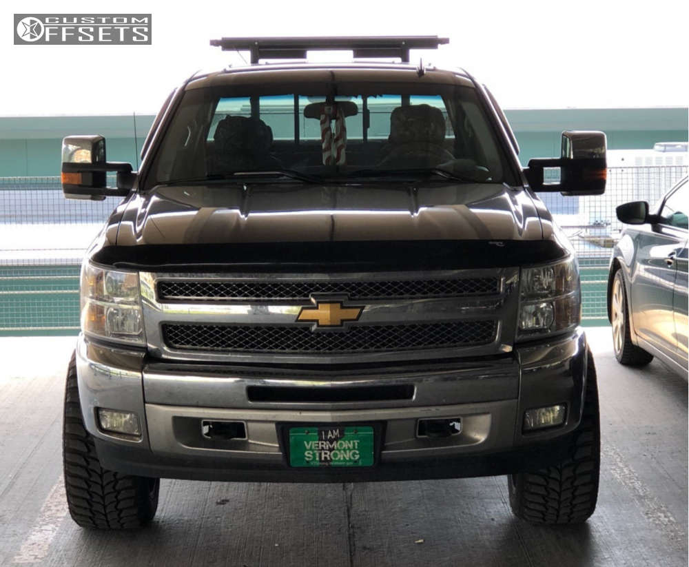 2013 Chevrolet Silverado 1500 with 20x12 -44 Red Dirt Road Lander and ...