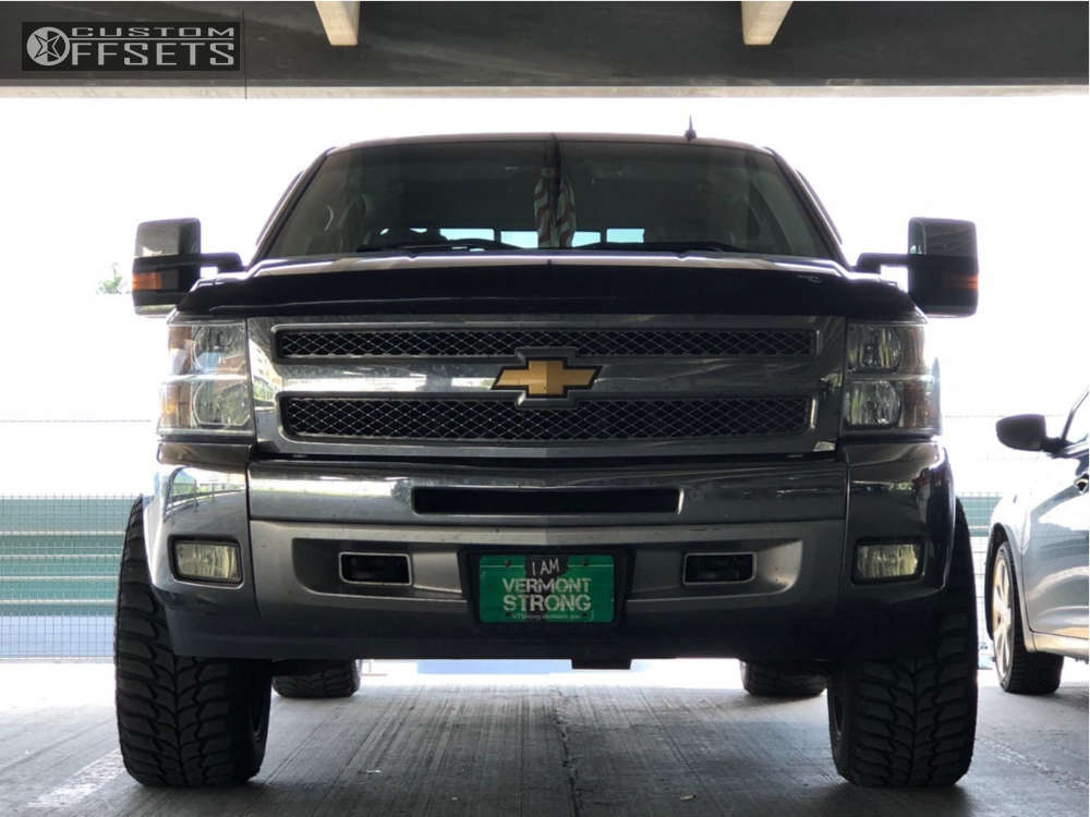 2013 Chevrolet Silverado 1500 with 20x12 -44 Red Dirt Road Lander and ...