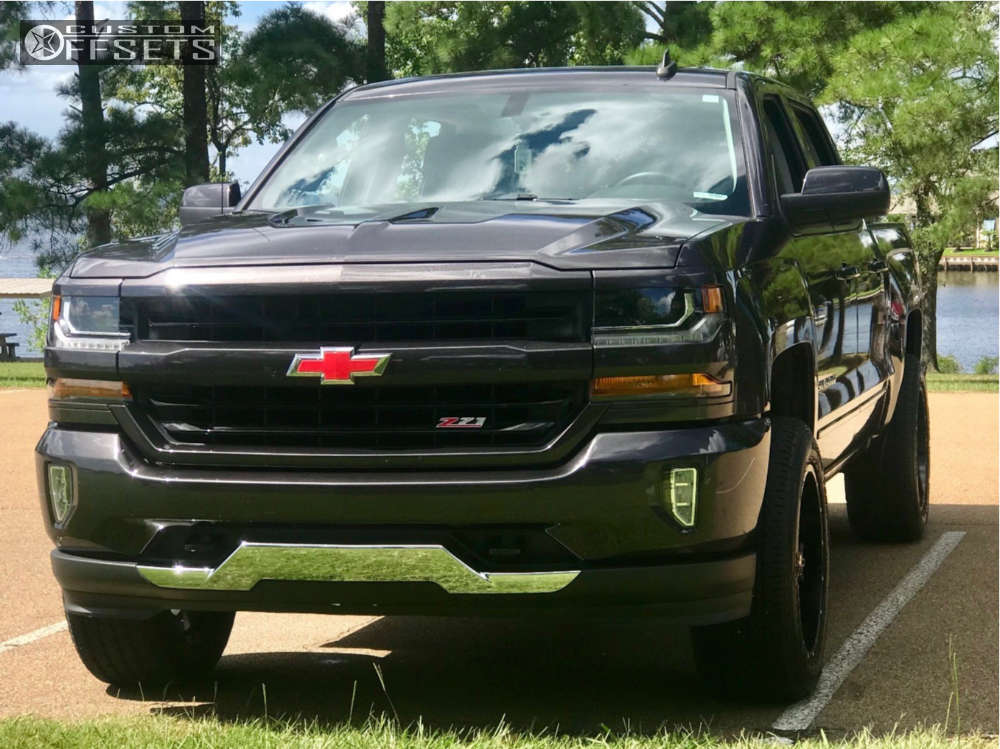 2016 Chevrolet Silverado 1500 with 20x9 0 Ballistic Tank and 275/65R20 ...