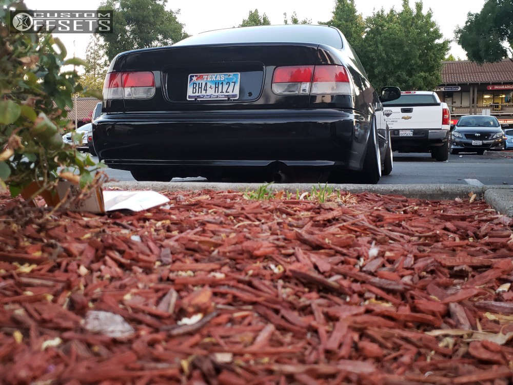 1999 Honda Civic with 15x9 12 BBS Rs and 195/45R15 Toyo Tires Proxes ...