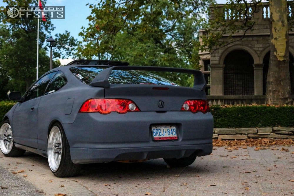 2003 Acura RSX with 18x9.5 35 Varrstoen Es7r and 225/40R18 Neuton and ...