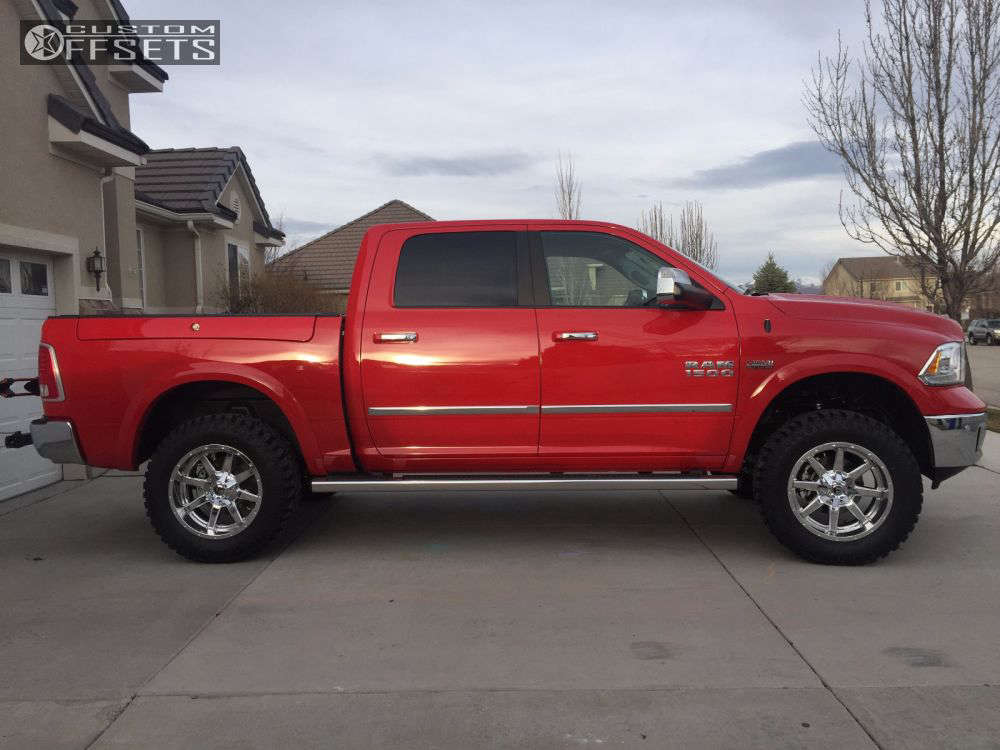 2016 Ram 1500 with 20x10 -24 Fuel Maverick and 35/12.5R20 Cooper ...