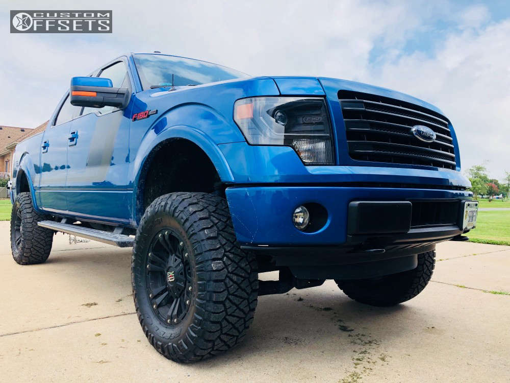 2014 Ford F-150 with 18x10 -24 XD Xd822 and 35/12.5R18 Nitto Ridge ...