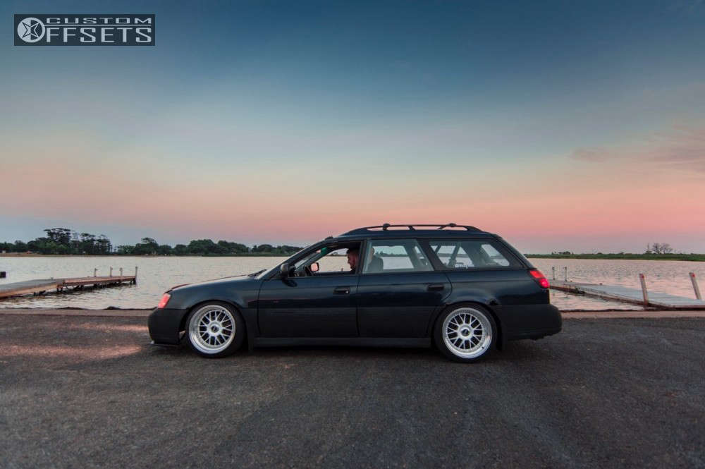 2000 Subaru Outback with 18x10.5 45 Miro SPT 1s and 205/35R18 Riken ...