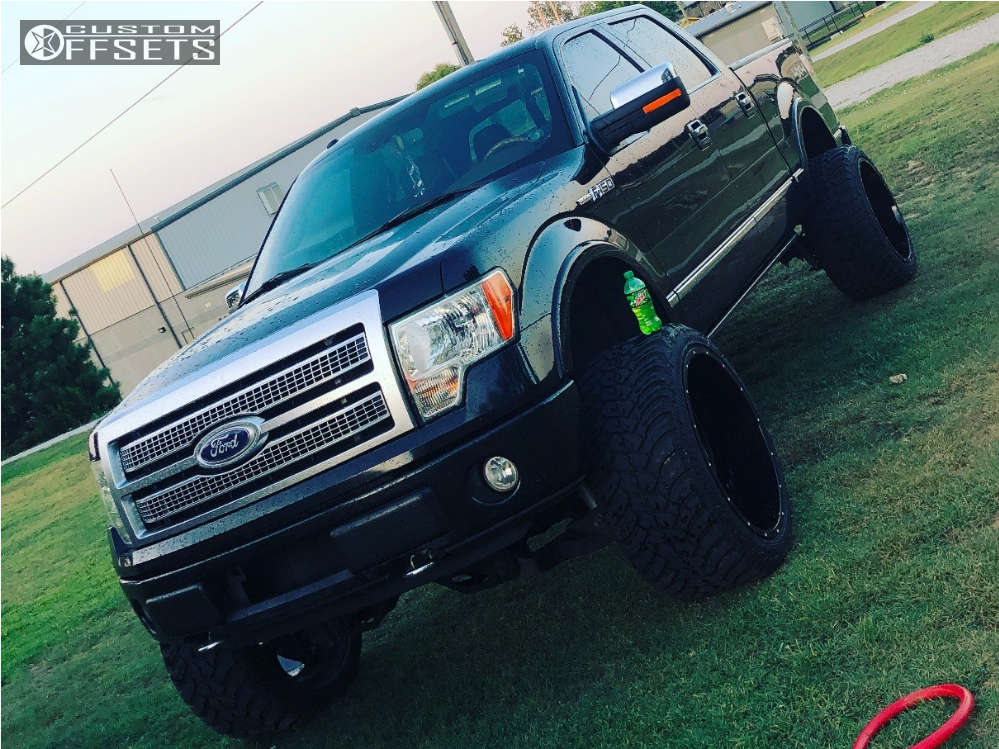 2010 Ford F-150 with 24x14 -76 Xtreme Force Xf1 and 35/13.5R24 AMP Mud ...