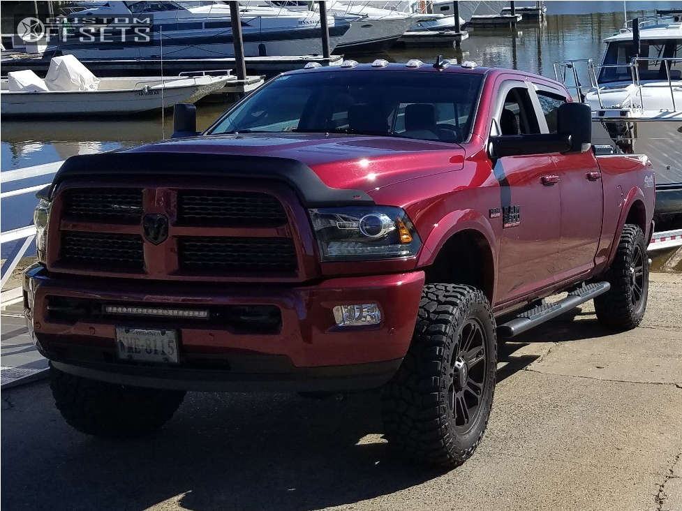 2017 Ram 2500 with 20x9 18 Helo He901 and 35/12.5R20 Cooper Discoverer ...