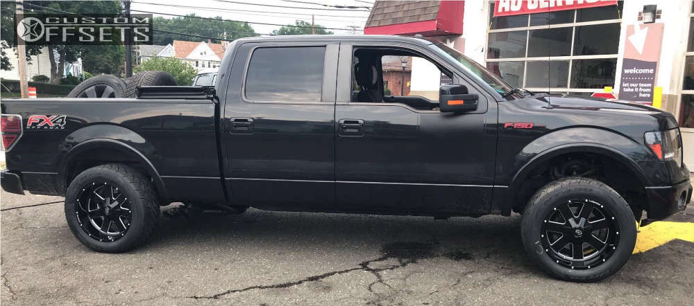 2013 Ford F-150 with 20x10 -24 Vision Arc and 305/50R20 Nitto NT420V ...