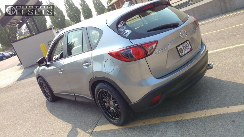 2014 Mazda CX-5 with 19x9 35 XXR 530d and 235/50R19 Bridgestone Dueler ...