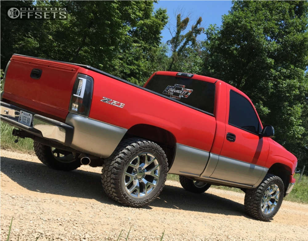 2000 Chevrolet Silverado 1500 with 20x9 27 OE Performance 150 and 33/12 ...