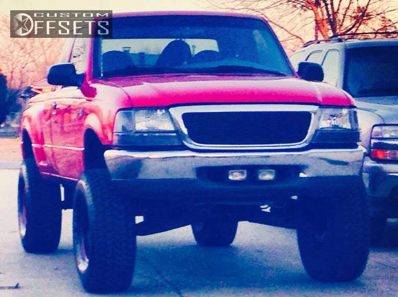 1999 Ford Ranger with 15x9 -55 Weld Racing Racing and 33/12.5R15 ...