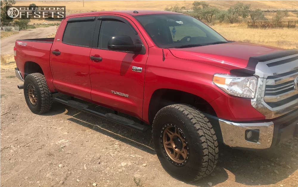 2017 Toyota Tundra with 18x9 18 Method Mr312 and 295/70R18 Multi Mile ...