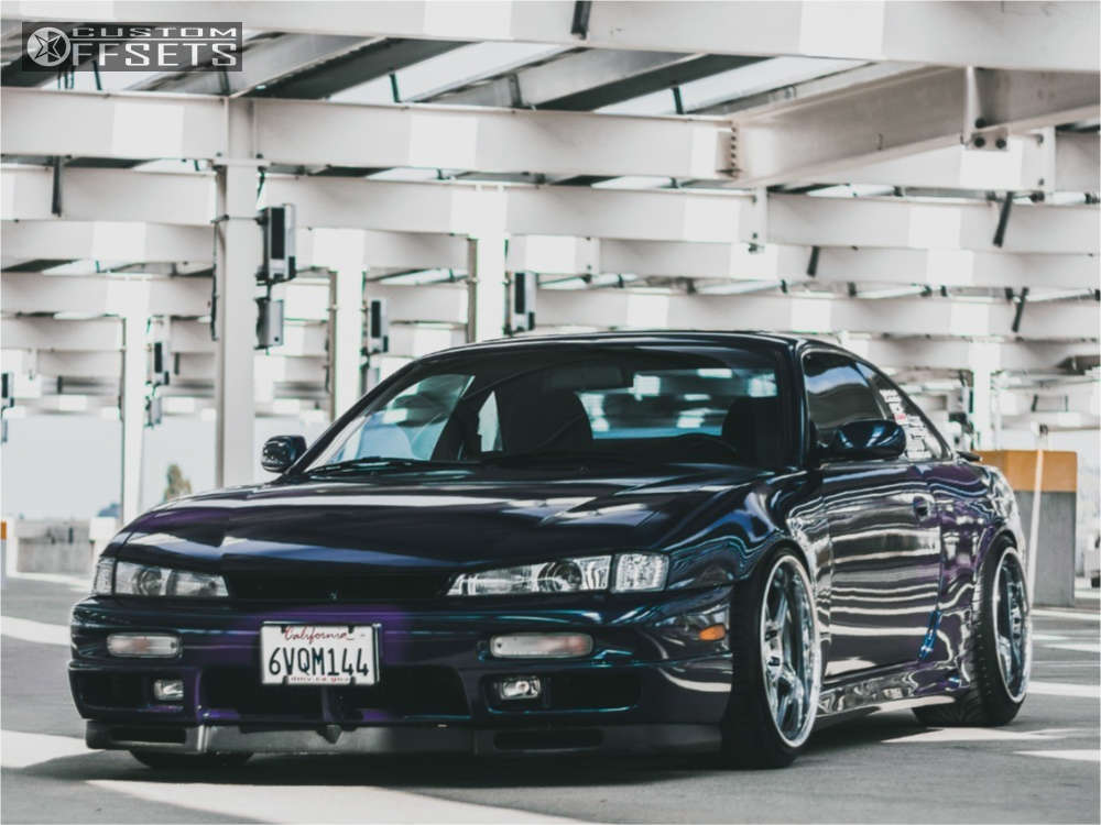 1997 Nissan 240SX with 18x10.5 5 SSR D5R and 245/35R18 Nexen Nfera Su1 ...