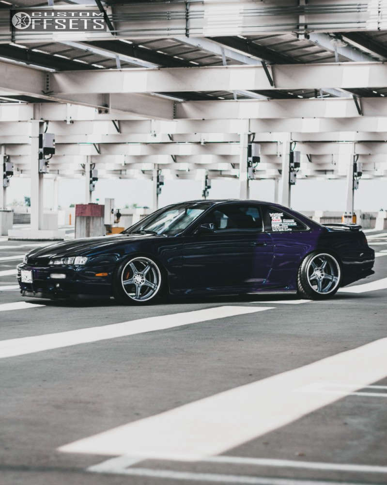 1997 Nissan 240SX Wheel Offset Flush Coilovers | 445522 | Custom Offsets