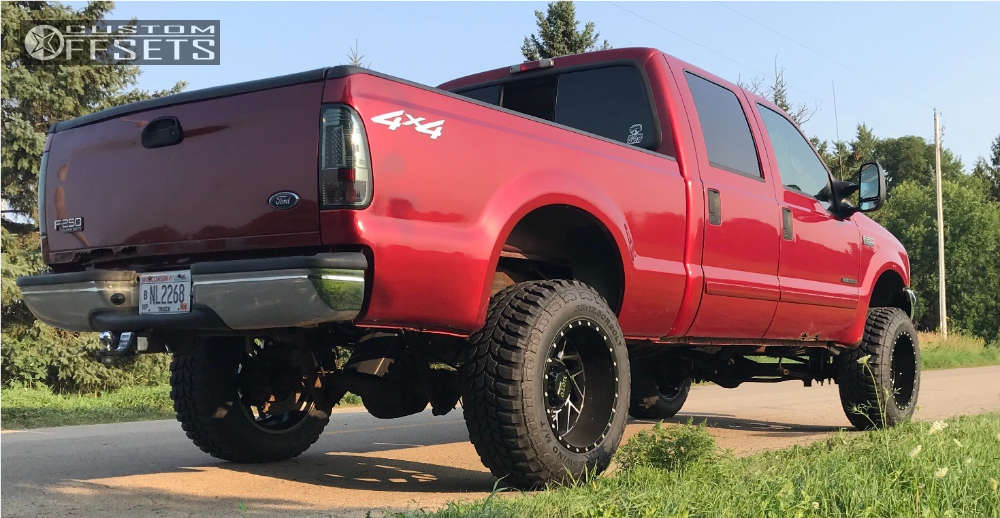 2002 Ford F-250 Super Duty with 20x12 -44 Moto Metal Mo985 and 35/12 ...