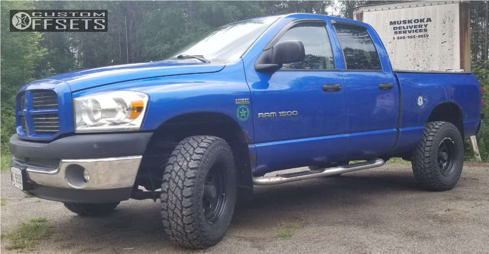 2007 Dodge Ram 1500 with 17x8 -12 Vision Soft 8 and 285/75R17 Cooper ...