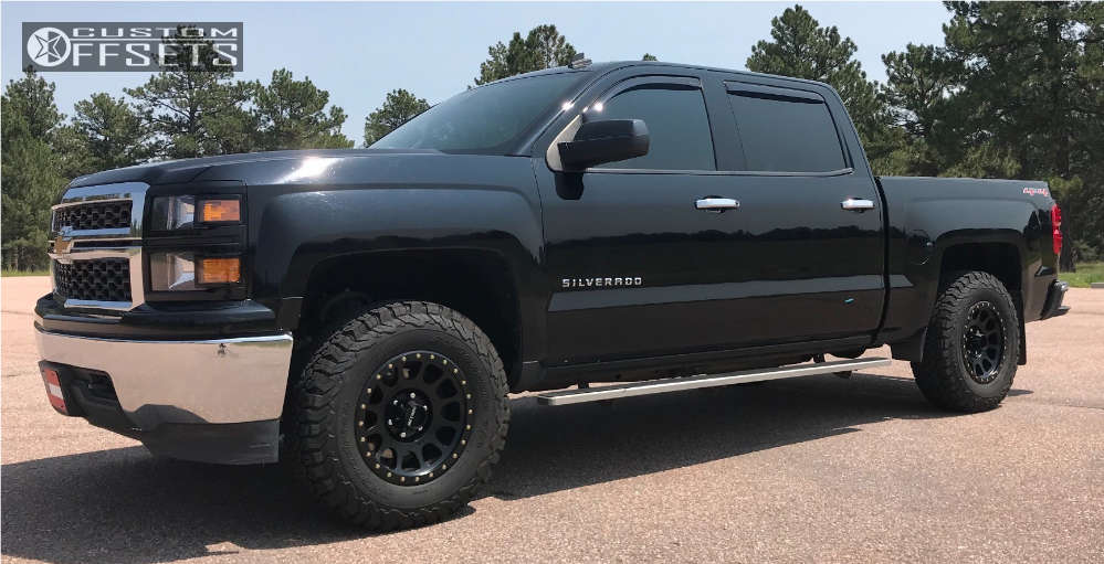 2014 Chevrolet Silverado 1500 with 17x8.5 Method Nv and 265/70R17 ...