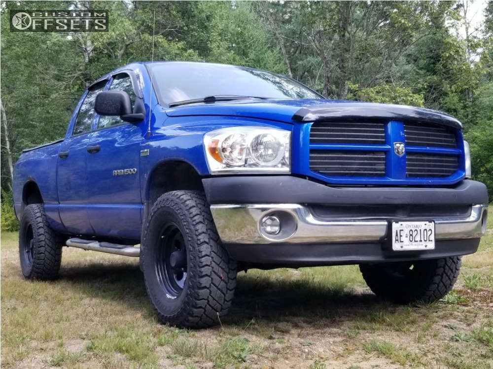 2007 Dodge Ram 1500 with 17x8 -12 Vision Soft 8 and 285/75R17 Cooper ...
