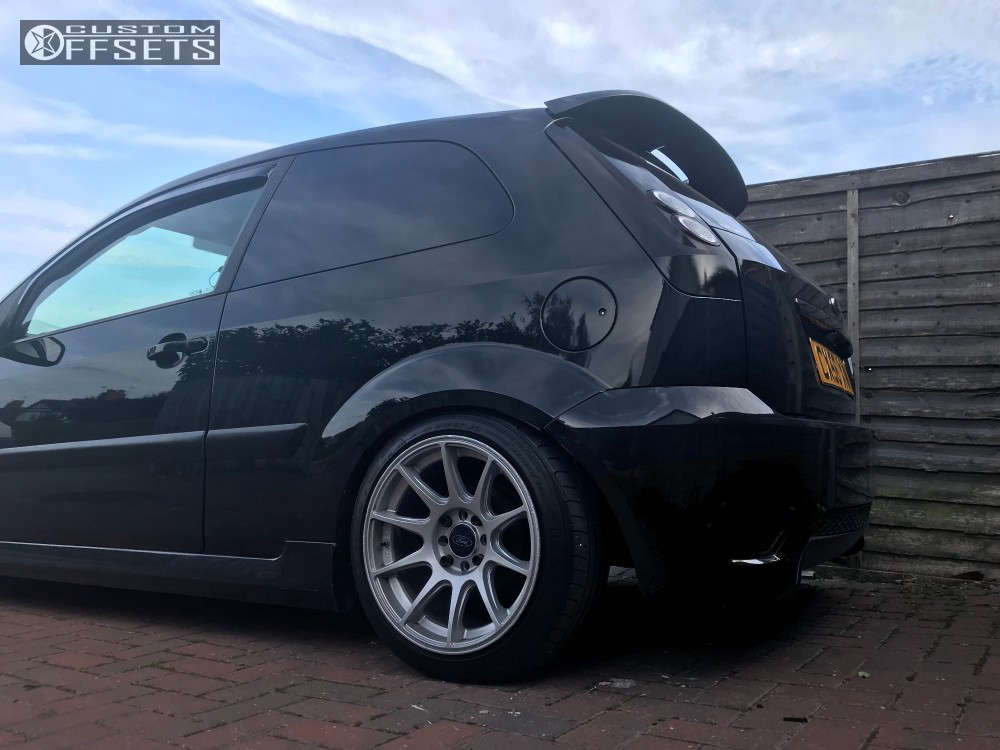 2006 Ford Fiesta with 15x8 25 Axe EX8 and 195/45R15 Nankang Ns-ii and ...