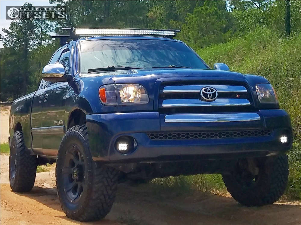 2004 Toyota Tundra with 17x8 0 American Racing ATX Ledge Ax188 and 265 ...